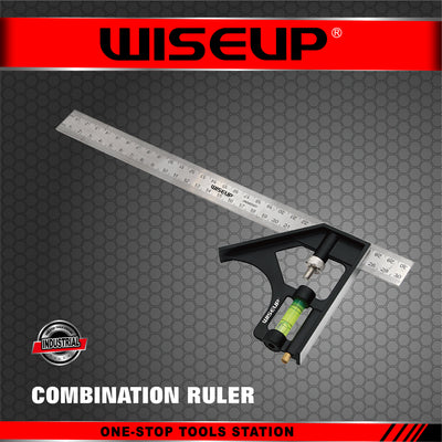 WISEUP COMBINATION RULER 30 CM – BUILTTOOLLAST
