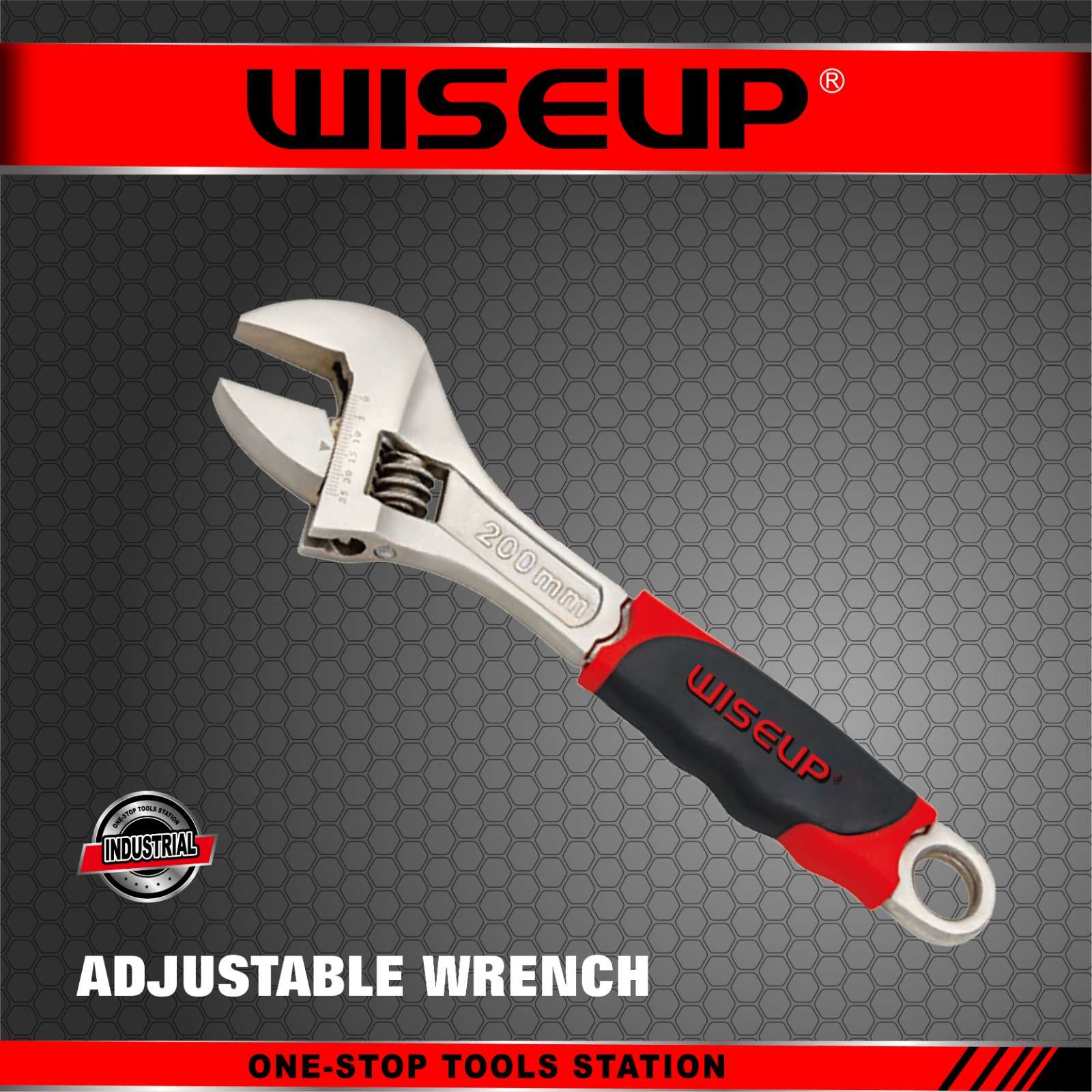 WISEUP ADJUSTABLE WRENCH – BUILTTOOLLAST